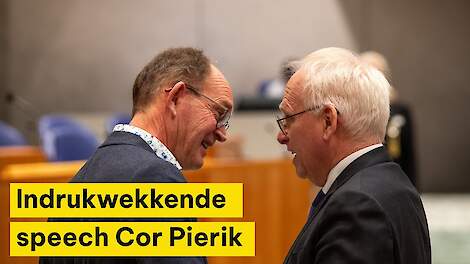 Video: Cor Pierik houdt persoonlijke maidenspeech: '1 Kamerlid kan alle ...